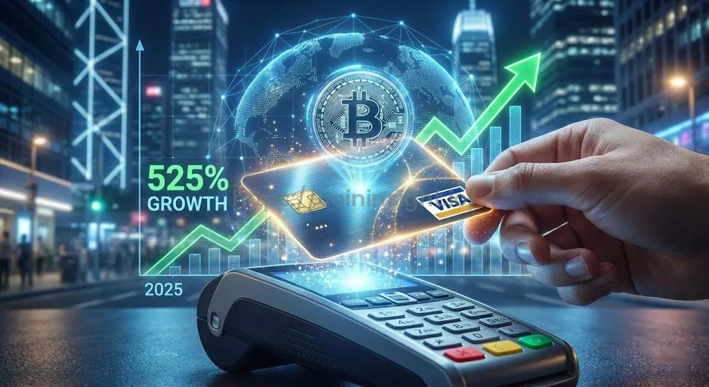Visa Crypto Card Spend Jumps 525% in 2025 as EtherFi Leads Usage Surge ...